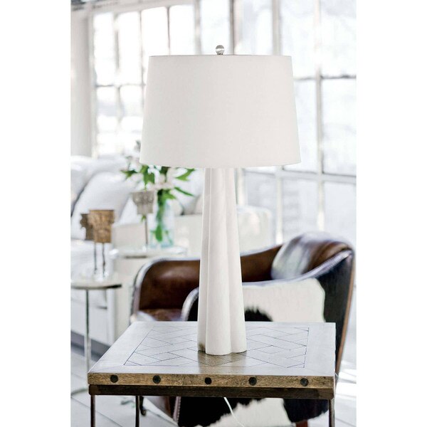 Quatrefoil Alabaster Table Lamp Large | Regina Andrew