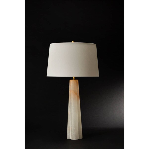 Quatrefoil Alabaster Table Lamp Large | Regina Andrew