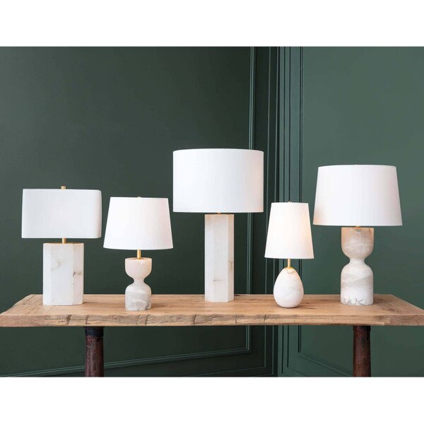 Grace Alabaster Table Lamp | Regina Andrew Detroit