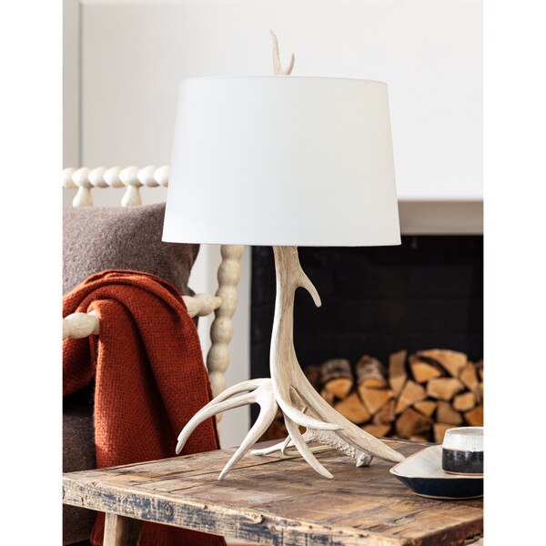Waylon Antler Table Lamp | Regina Andrew Detroit