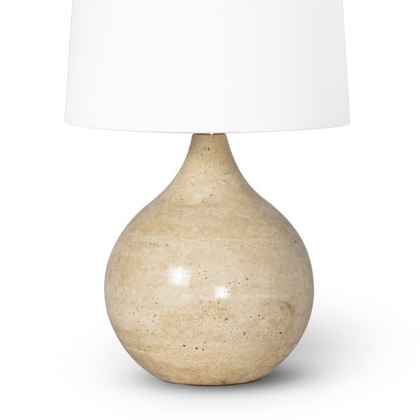 travertine lamp