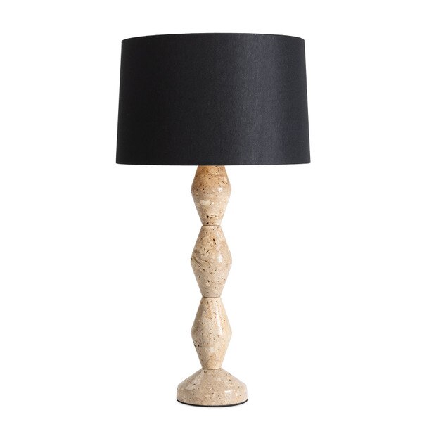travertine lamp