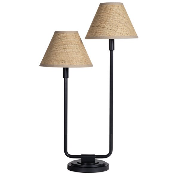 double standard lamp