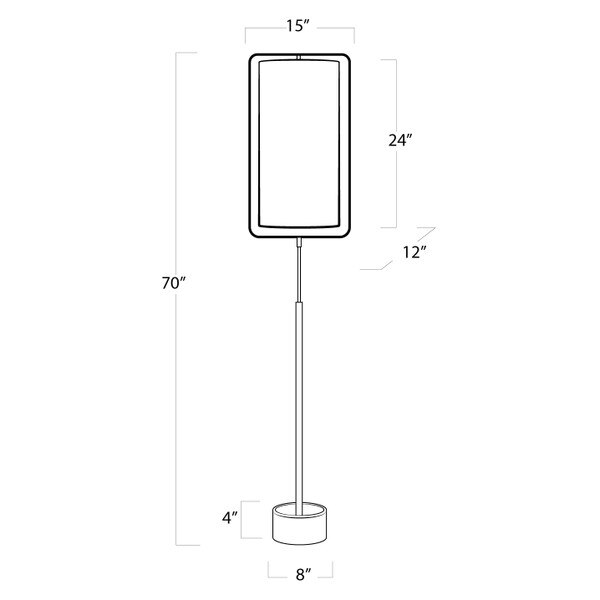 Geo Rectangle Floor Lamp | Regina Andrew Detroit