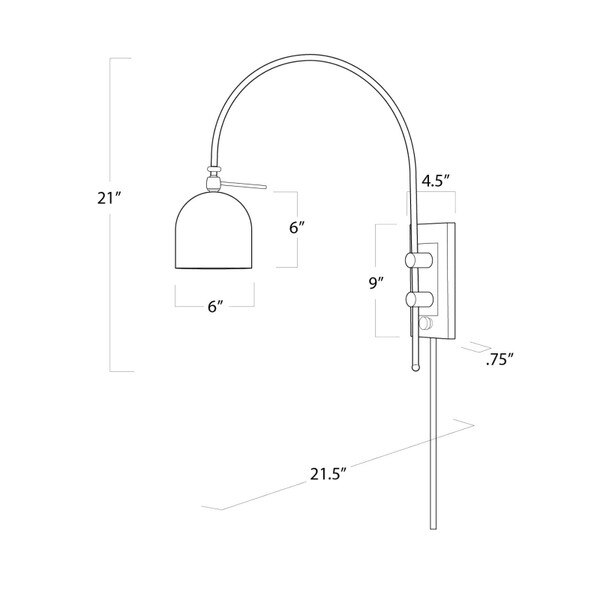 Arc Wall Sconce | Regina Andrew Detroit