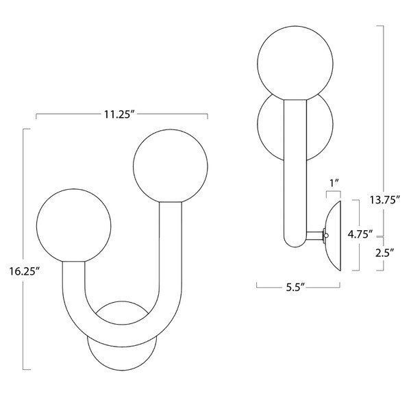Happy Sconce Left | Regina Andrew Detroit