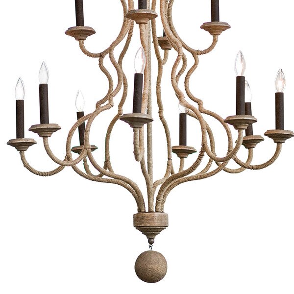 Coastal Living Jute Chandelier | Regina Andrew Detroit