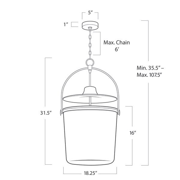 Emerson Bell Jar Pendant Large | Regina Andrew Detroit