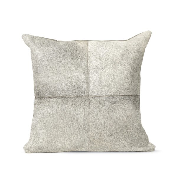Morgan Hair on Hide Pillow Square (Grey) | Regina Andrew Detroit