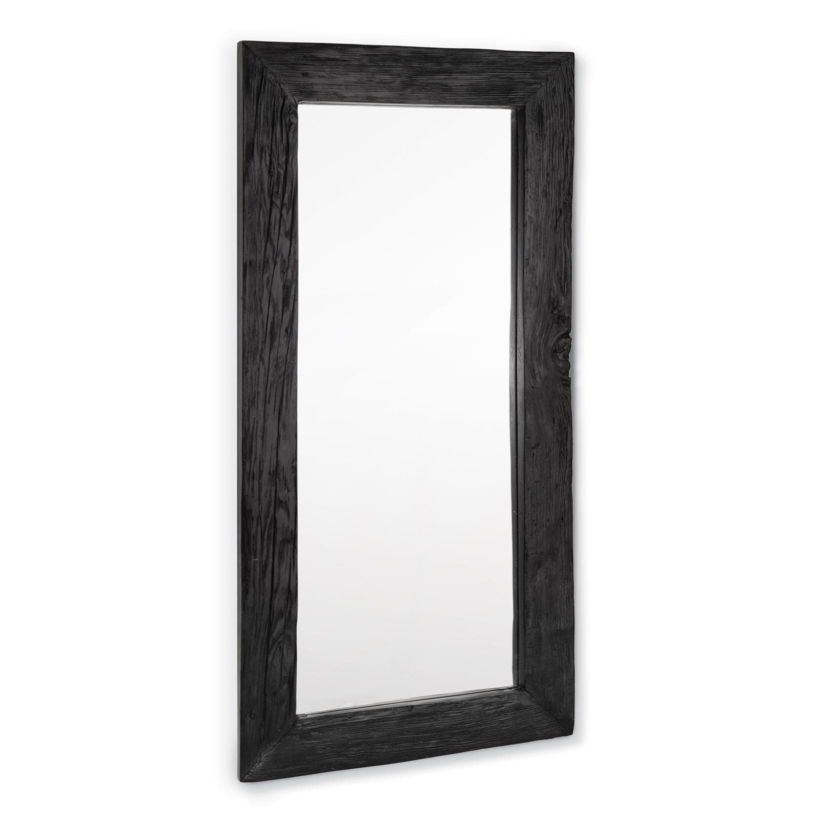 Ash Reclaimed Wood Frame Mirror (Black) | Regina Andrew Detroit