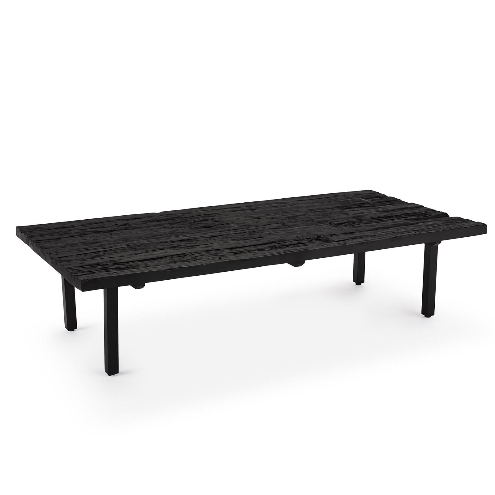 Ash Reclaimed Wood Cocktail Table (Black) | Regina Andrew Detroit