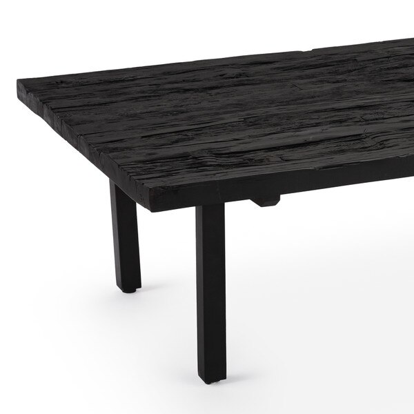 Ash Reclaimed Wood Cocktail Table (Black) | Regina Andrew Detroit