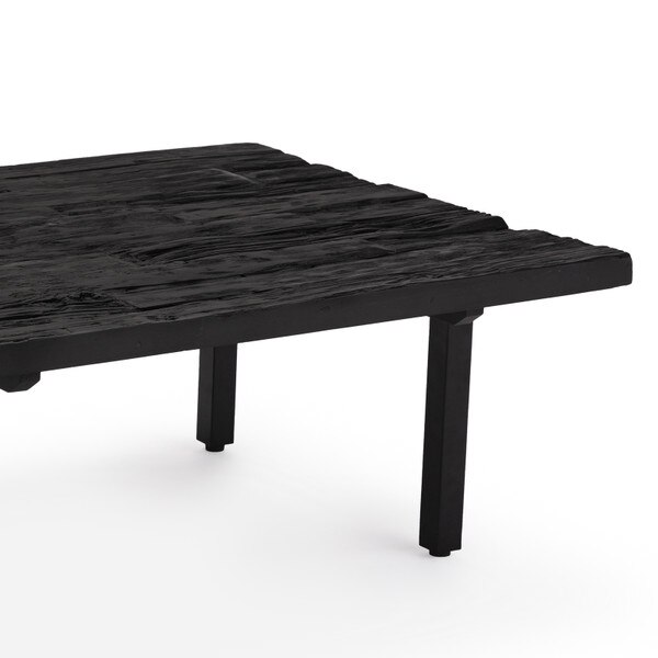 Ash Reclaimed Wood Cocktail Table (Black) | Regina Andrew Detroit