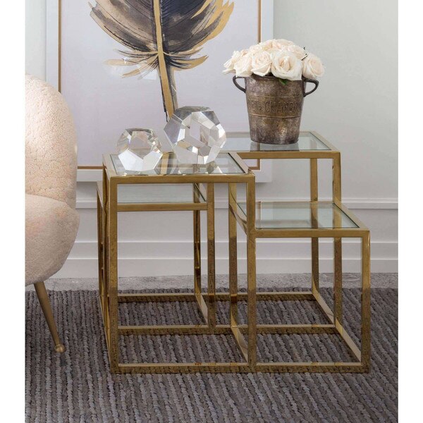 Astoria Side Table (Gold) | Regina Andrew Detroit