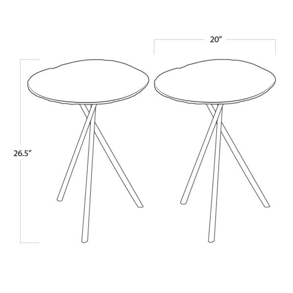 Lotus Table Large | Regina Andrew Detroit