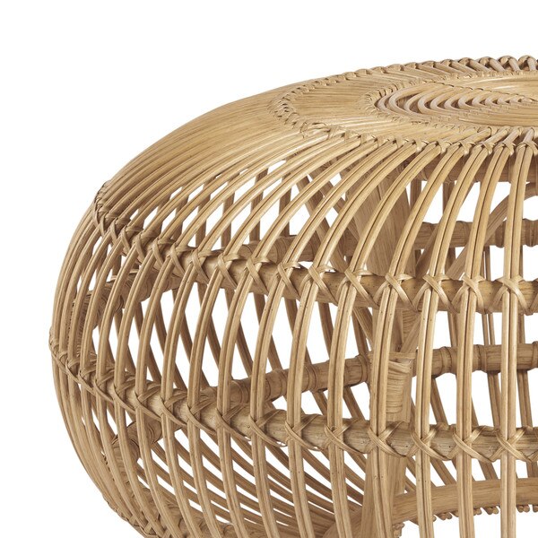 Coastal Living Rattan Scatter Table | Regina Andrew Detroit