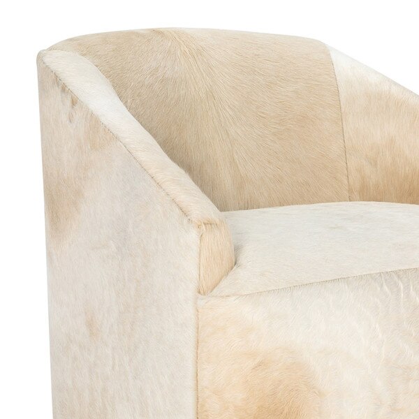 Alfie Swivel Chair (Hair on Hide) | Regina Andrew Detroit