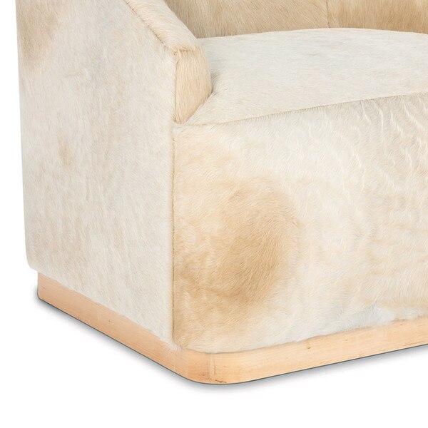 Alfie Swivel Chair (Hair on Hide) | Regina Andrew Detroit