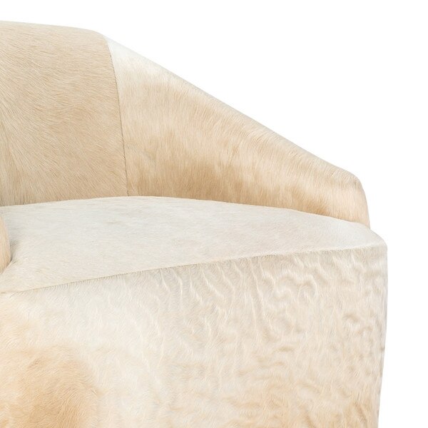 Alfie Swivel Chair (Hair on Hide) | Regina Andrew Detroit